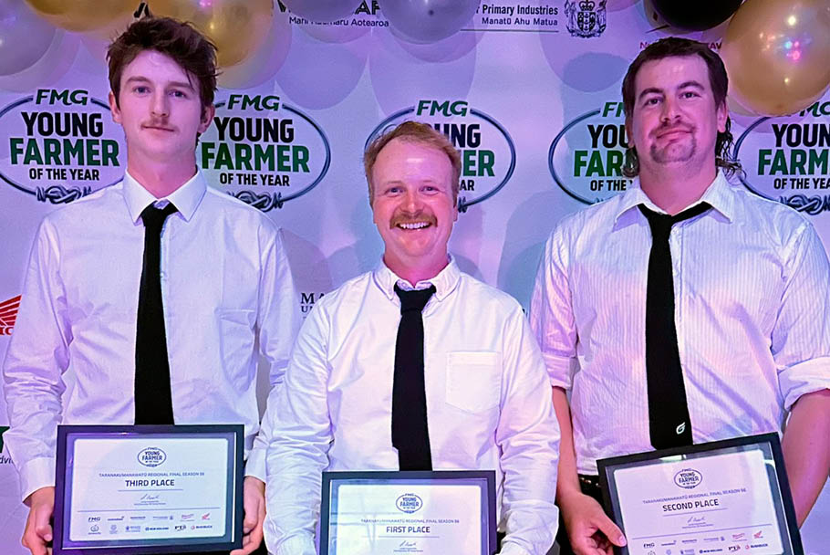 Opiki dairy farmer earns a spot at FMG Young Farmer of the Year Grand Final