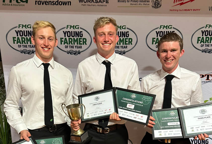 George Dodson takes out Tasman FMG Young Farmer of the Year